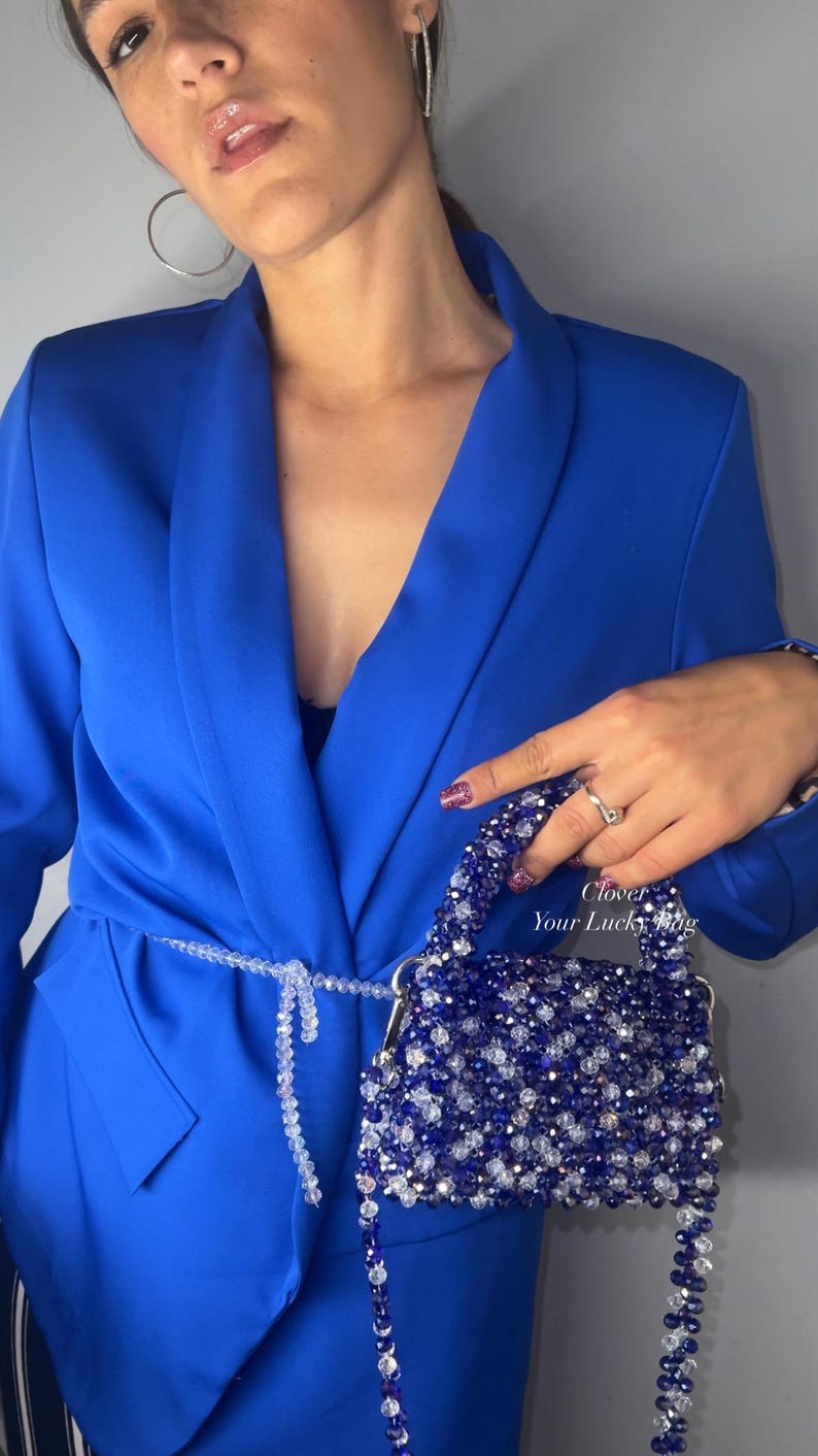 Crystal Beaded Bag Tutorial: DIY Video Lesson - Etsy