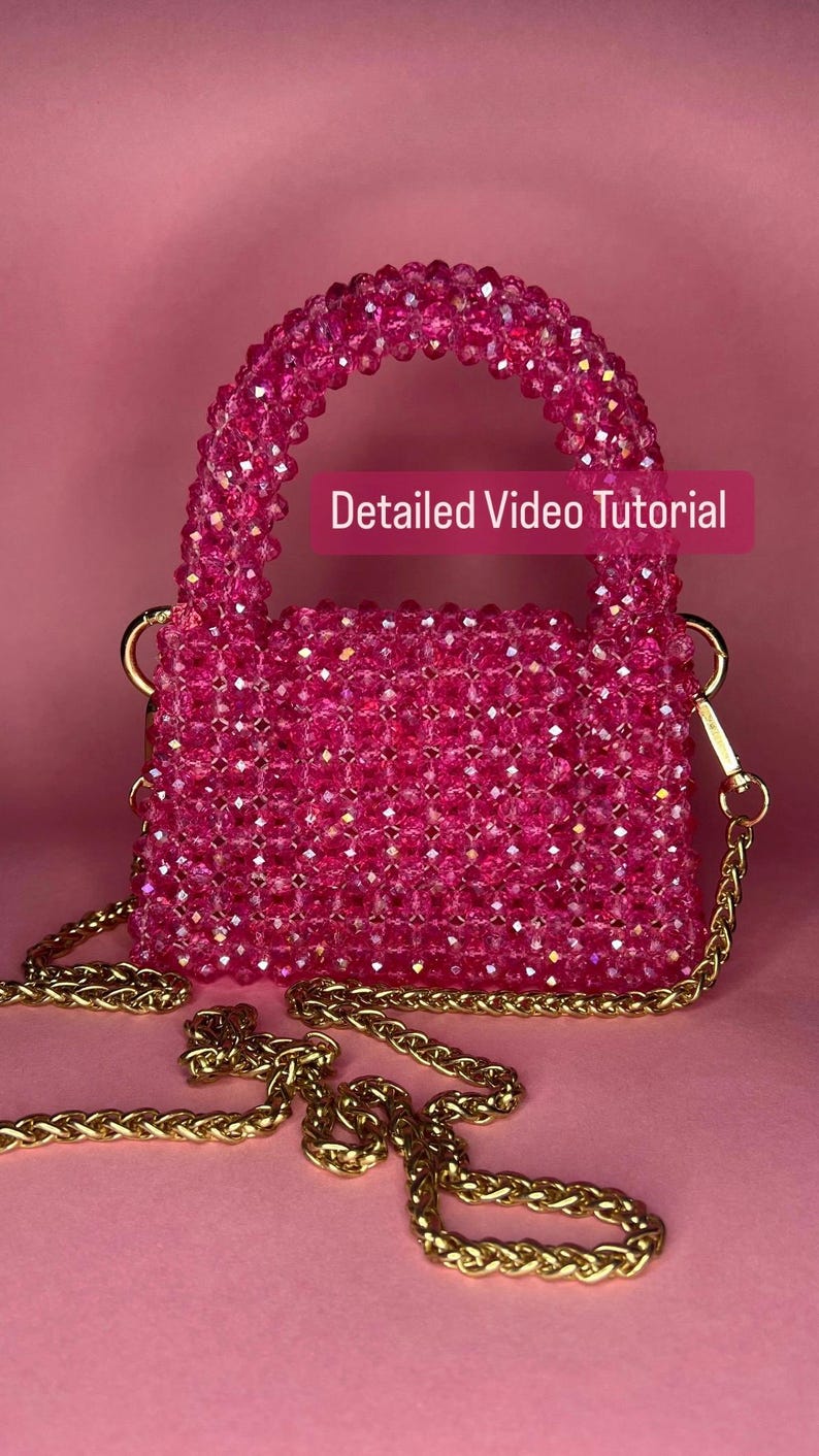 Crystal Bag Video Tutorial Bundle: 5 DIY Purse Patterns - Etsy