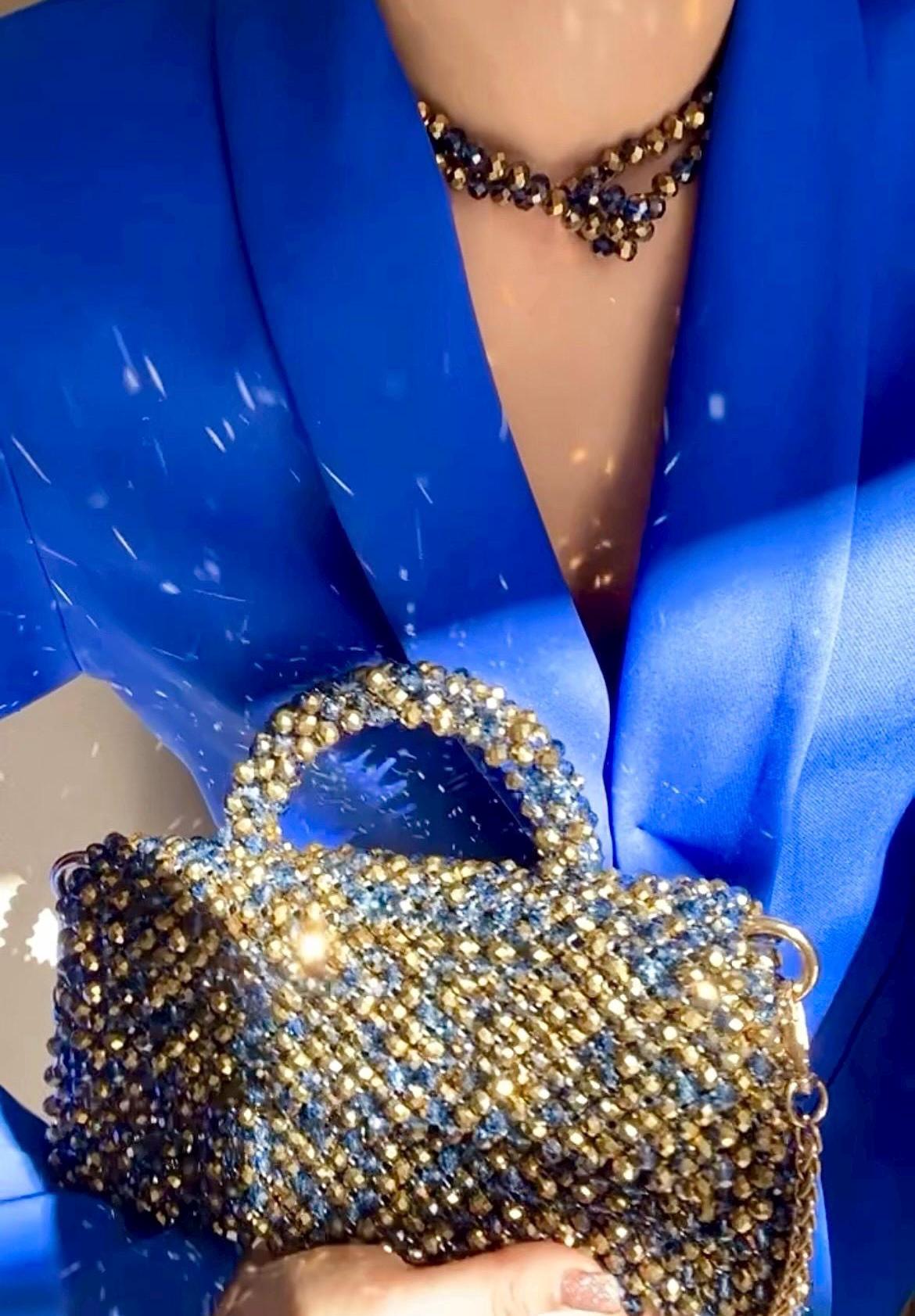 Crystal Beaded Bag Tutorial: DIY Purse Pattern With Video Lesson - Etsy