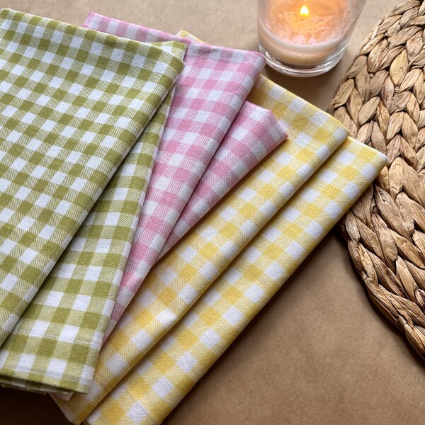 Gingham Napkins - Etsy