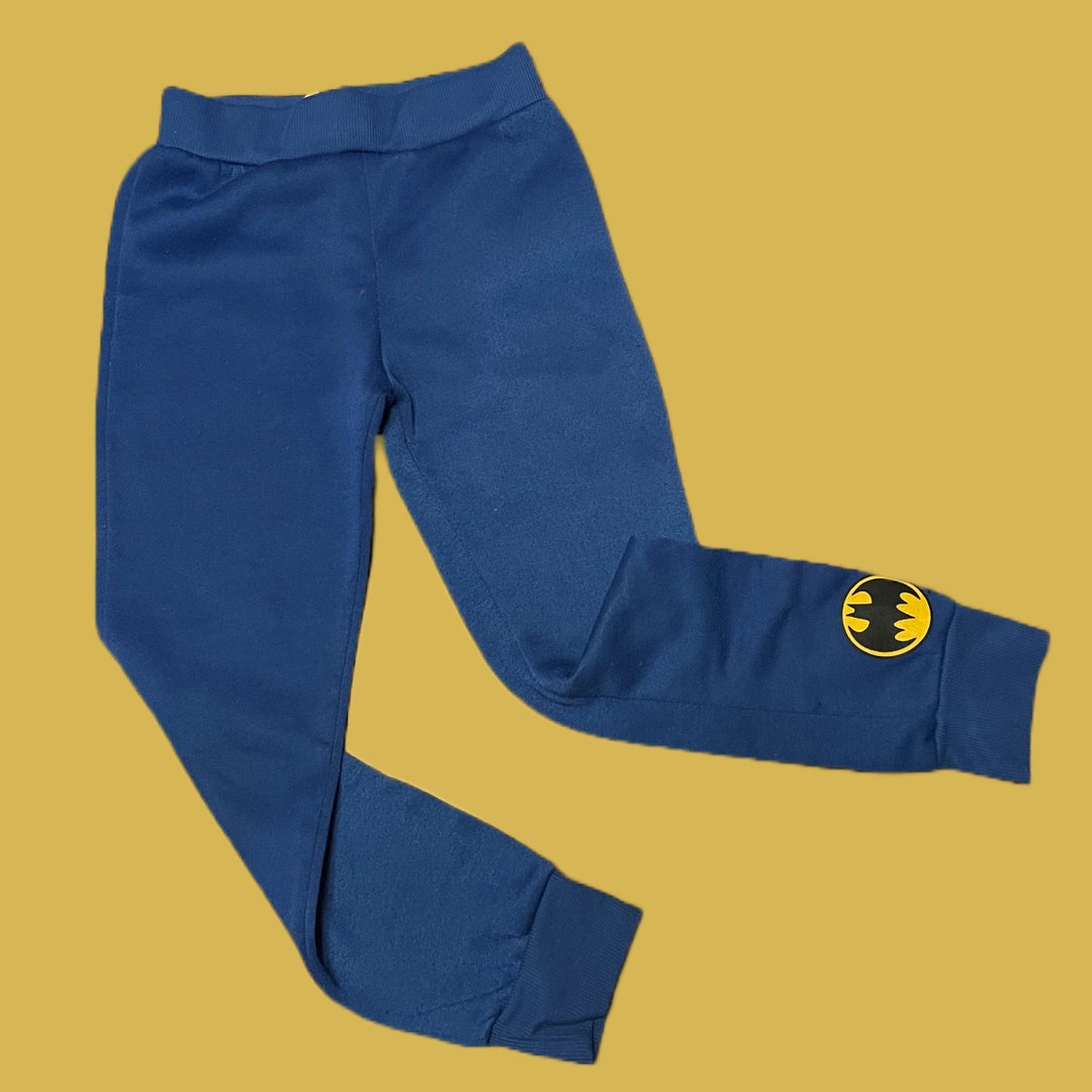 Vintage Batman 90s Kids Sweatpants. Size 7 Royal Blue Cozy Pants With ...