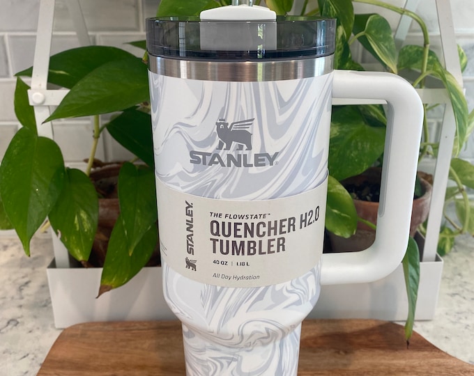 Custom “polar Swirl” Stanley Tumbler 40oz - Etsy