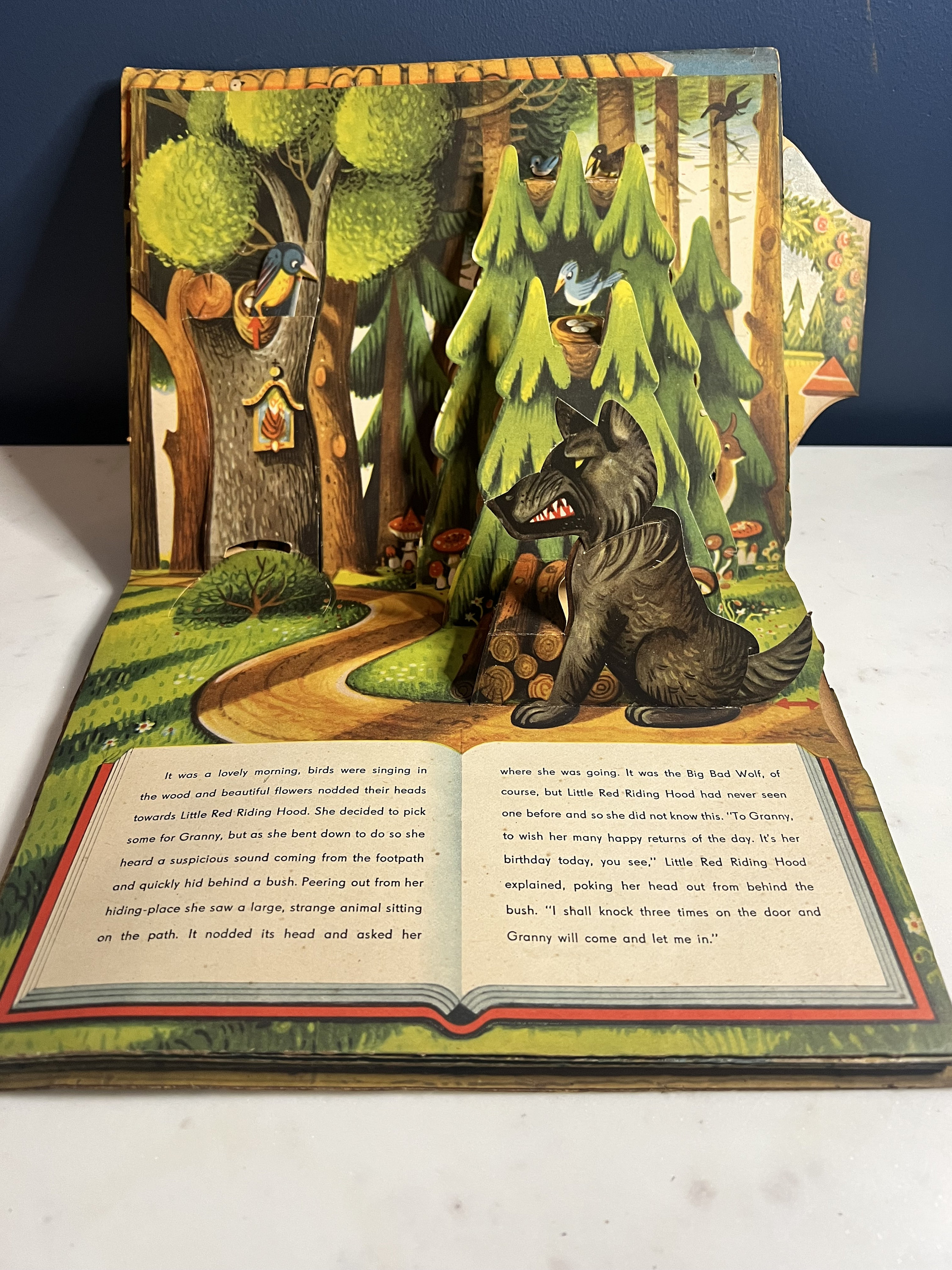 1961 Red Riding Hood Pop-up Book Bancroft London 1961 - Etsy