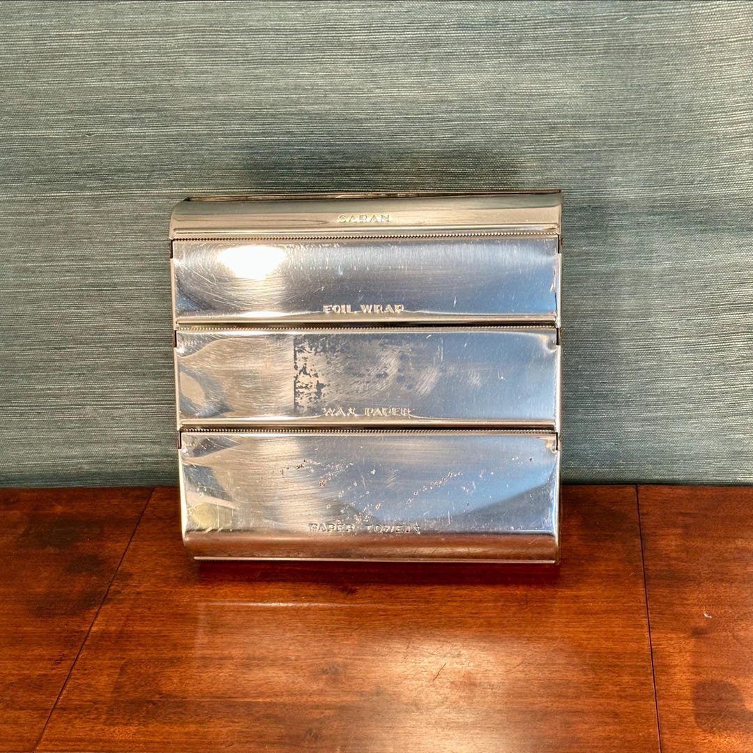 Vintage 1950s Kreamer Ware Chrome Wall Mounted Dispenser for Paper ...