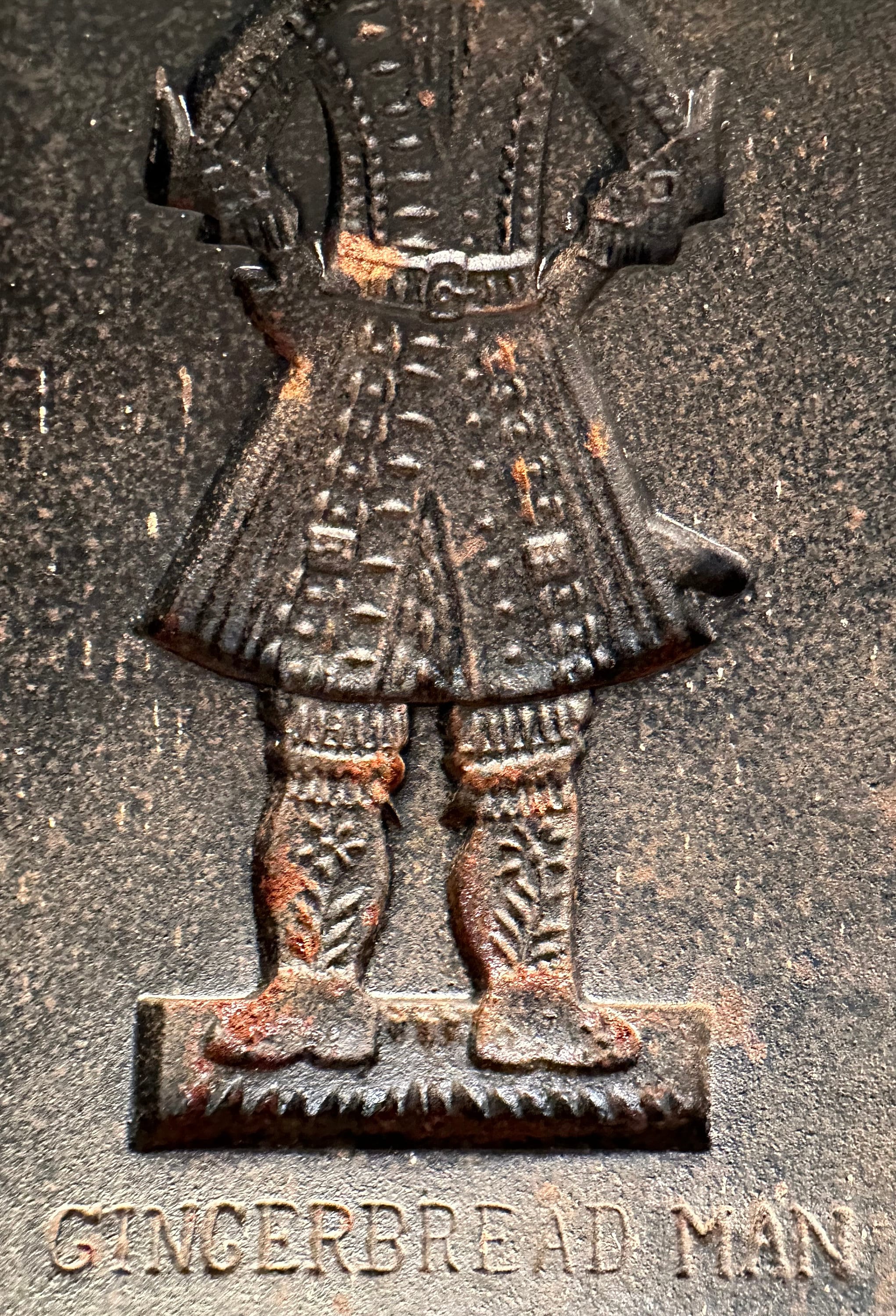 Vintage Heavy Cast Iron Gingerbread Man Cookie Mold by Wilton - Etsy