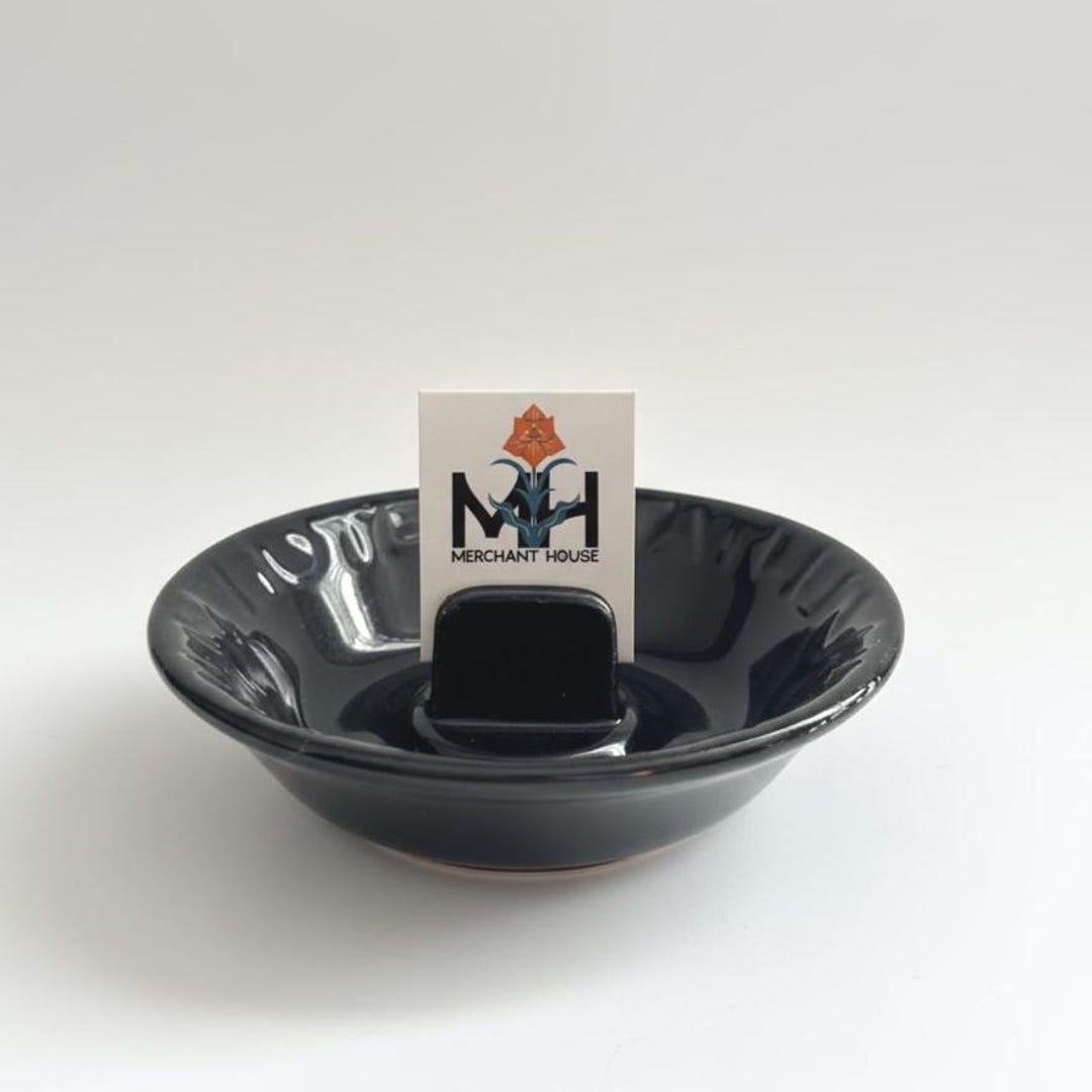 Statler Hotels Black Embossed Pottery Ashtray With Match Holder - Etsy