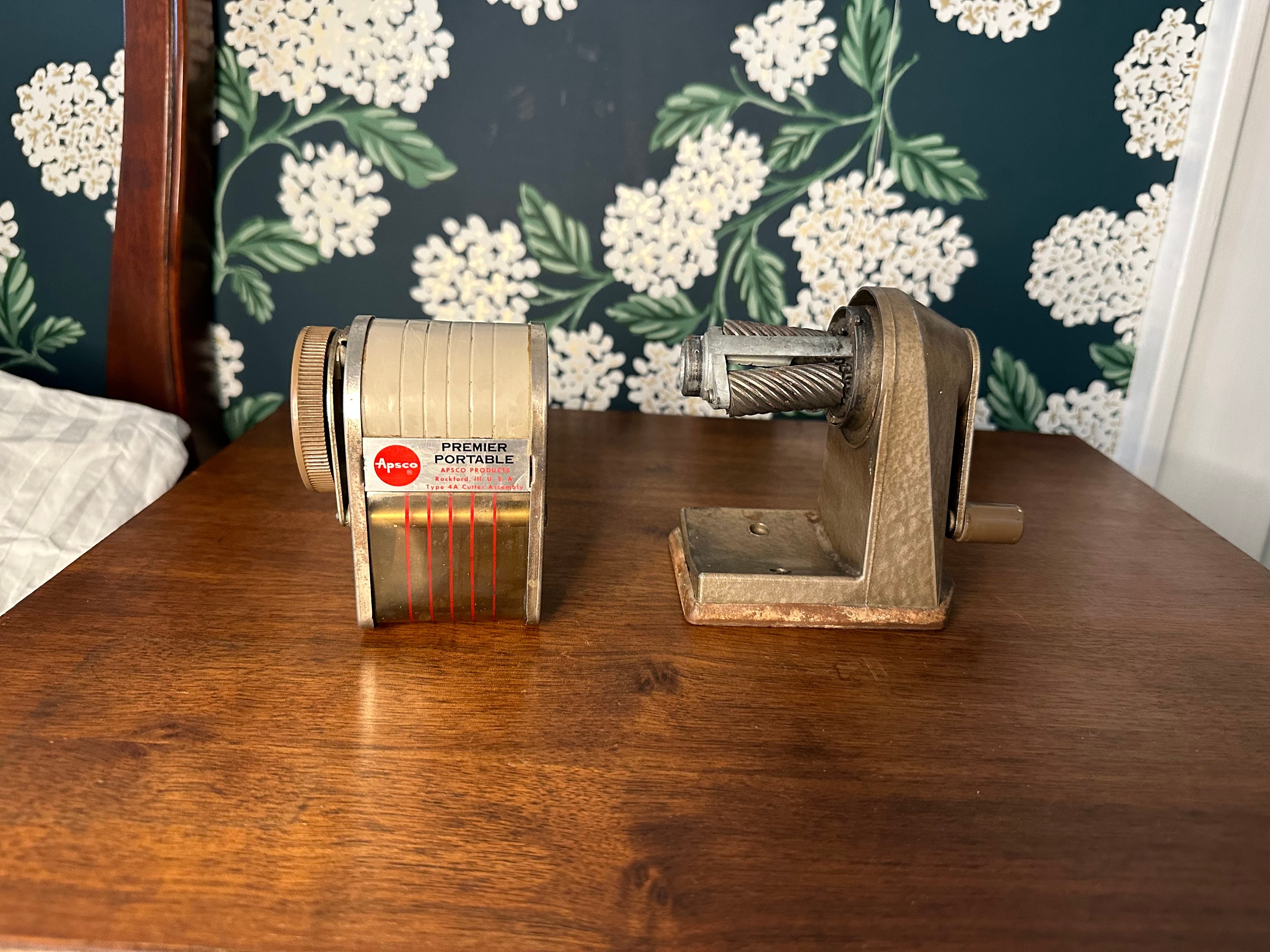 1960s Vintage Premier Portable Pencil Sharpener by Apsco Products, Inc ...