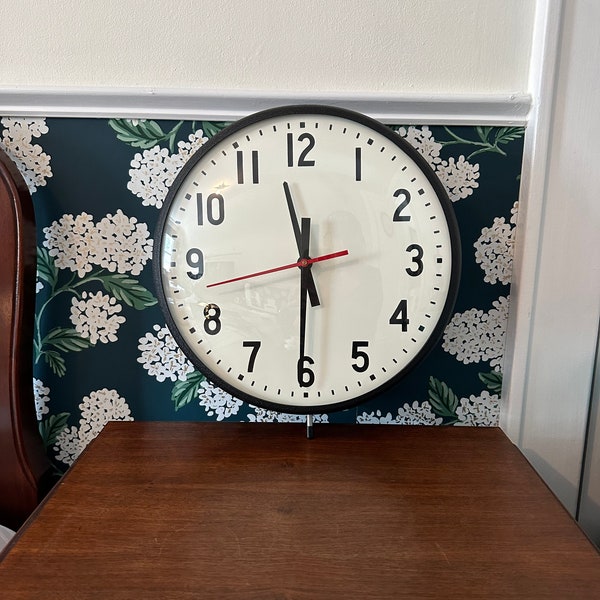 Plug in Wall Clock - Etsy