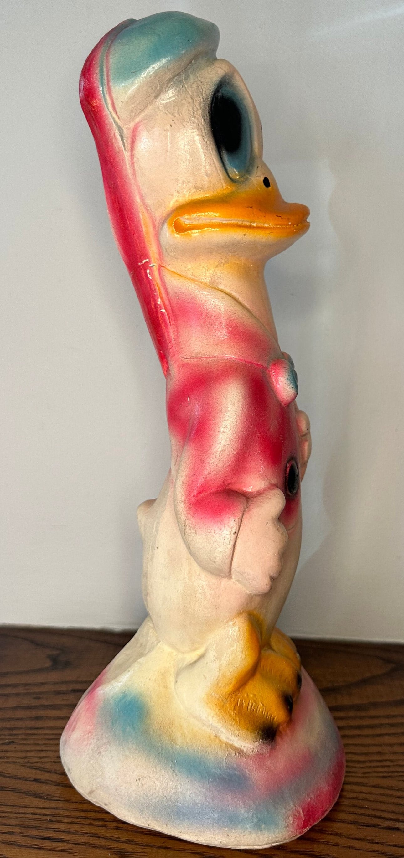 Vintage 1950s Donald Duck Chalkware Carnival Prize Statue - Etsy