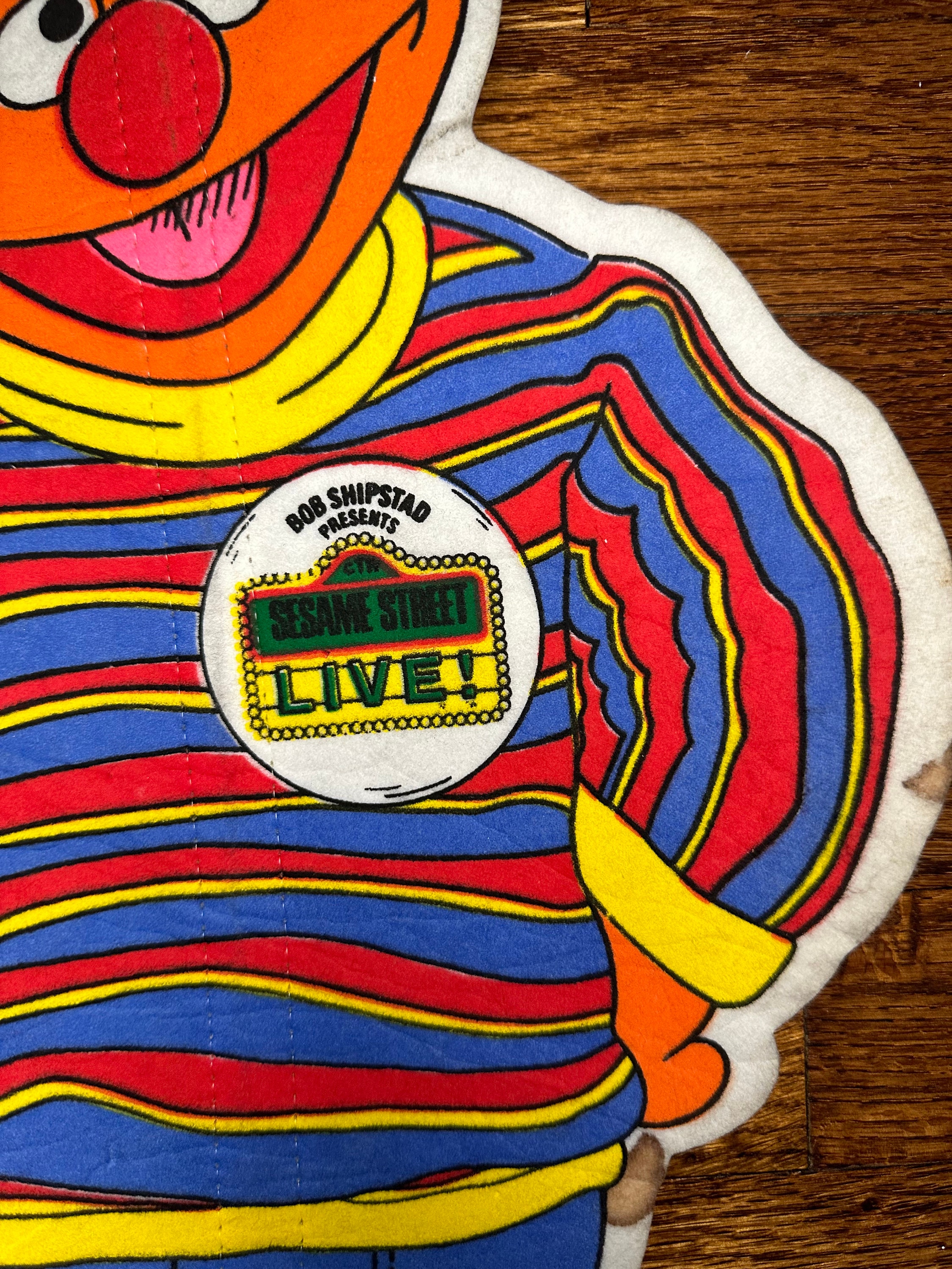 Sesame Street Muppets Ernie Felt Pennant: Bob Shipstad - Etsy