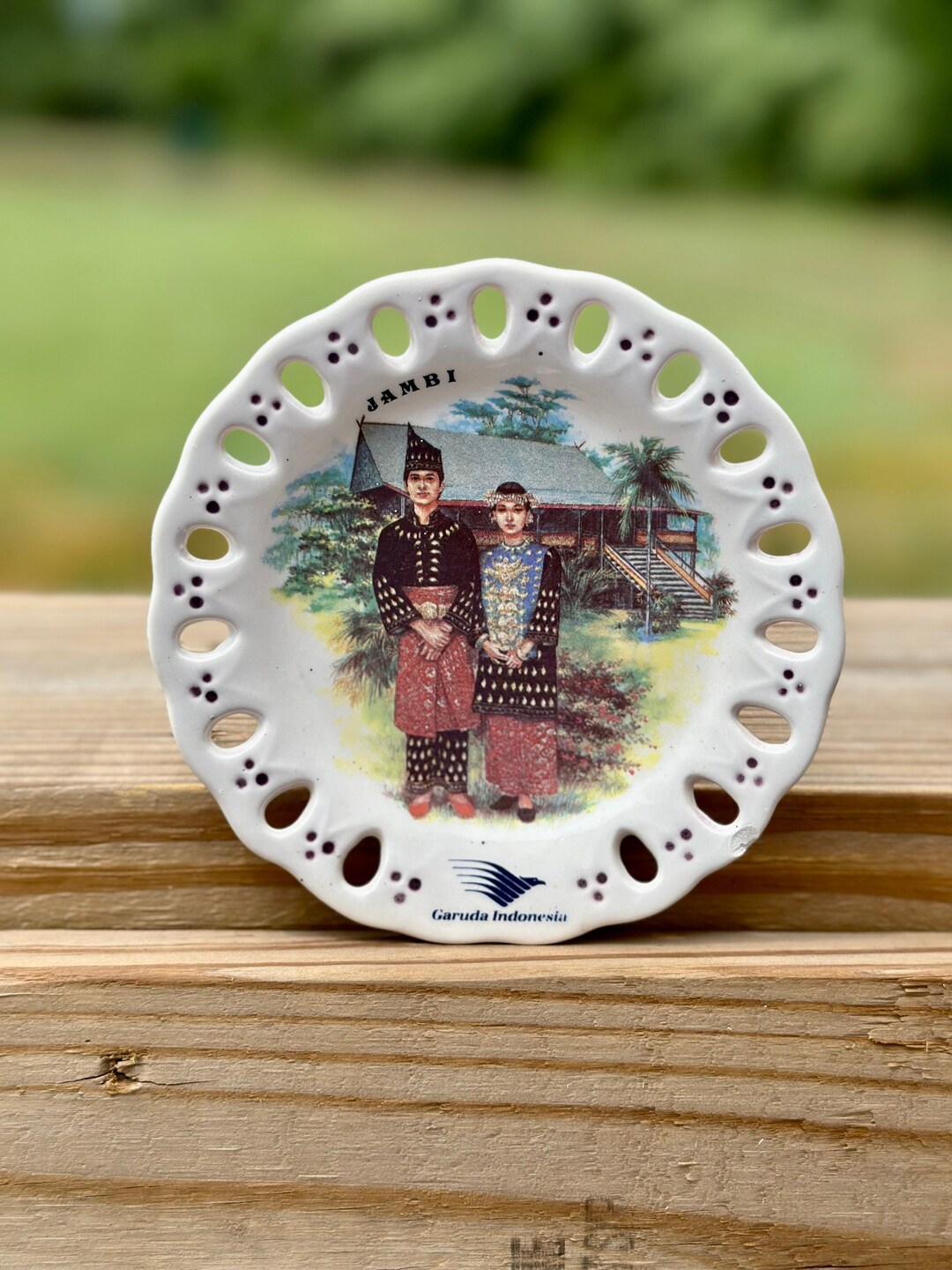 Vintage Garuda Indonesia Airlines Collectible Plate 22 by Hanmax - Etsy