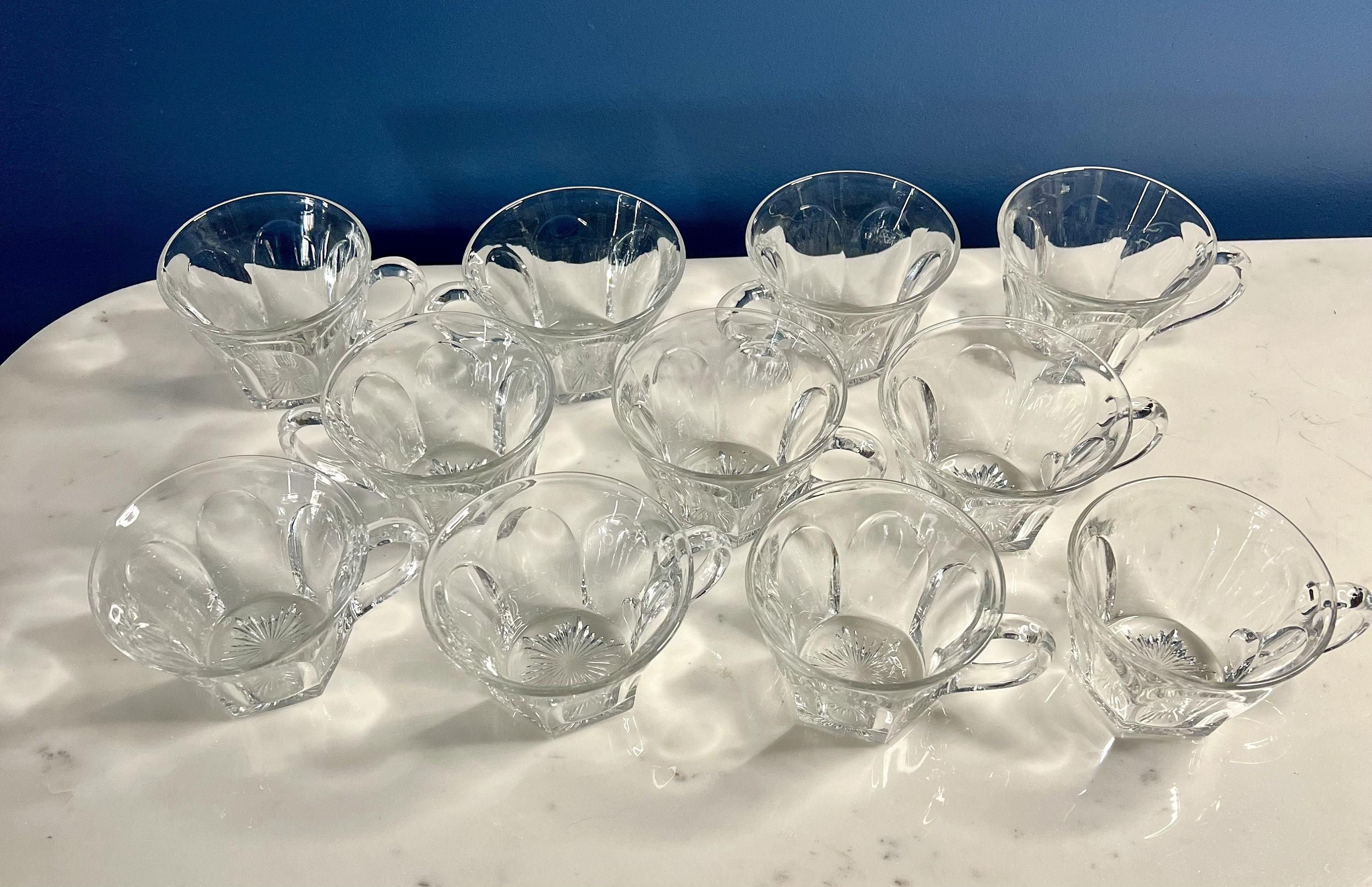 Set of 12 Vintage Crystal Punch Glasses - Etsy