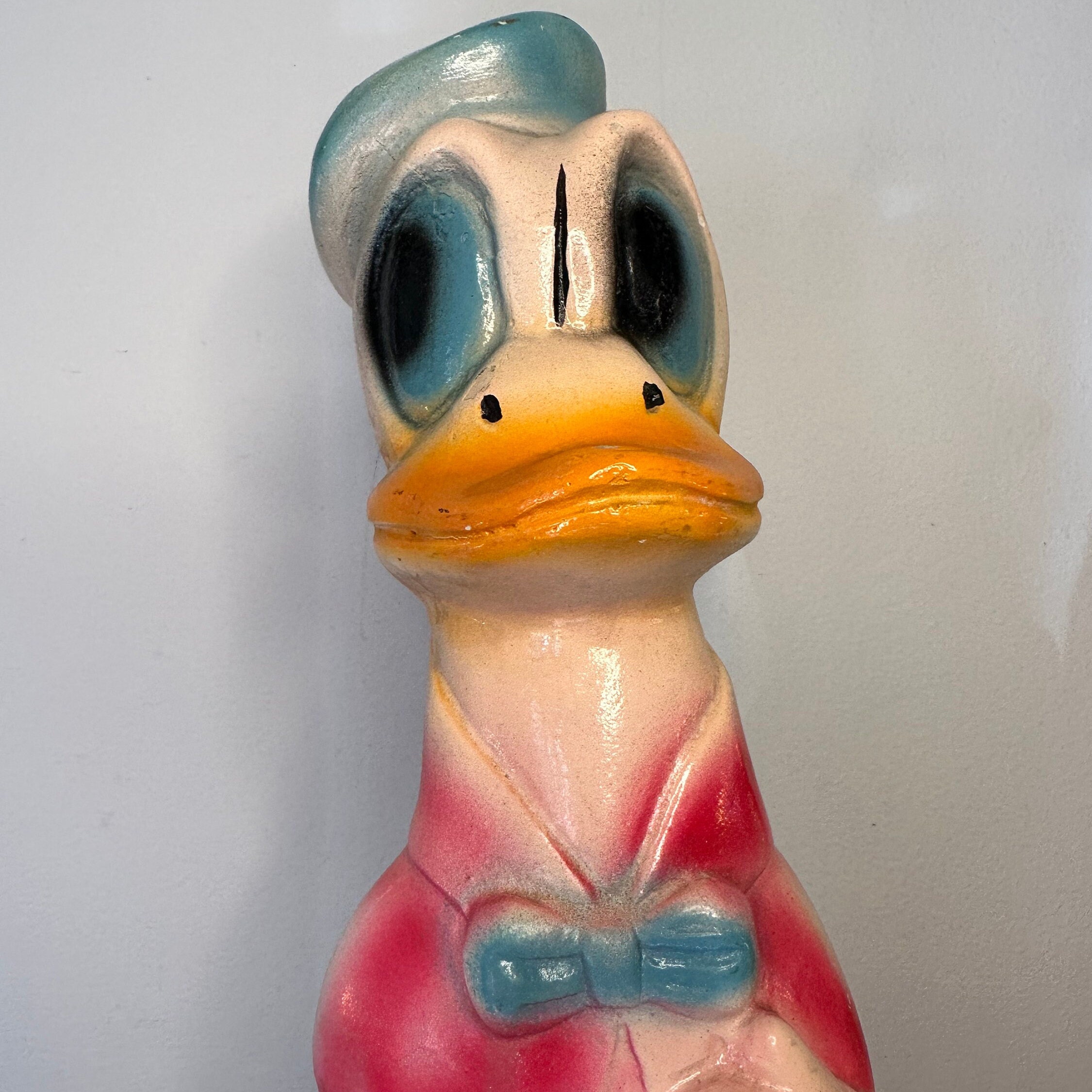 Vintage 1950s Donald Duck Chalkware Carnival Prize Statue - Etsy