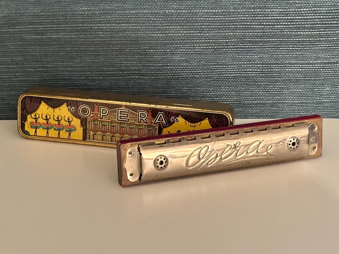 Vintage Opera Harmonica | Made in US Zone Germany W/ Original ...
