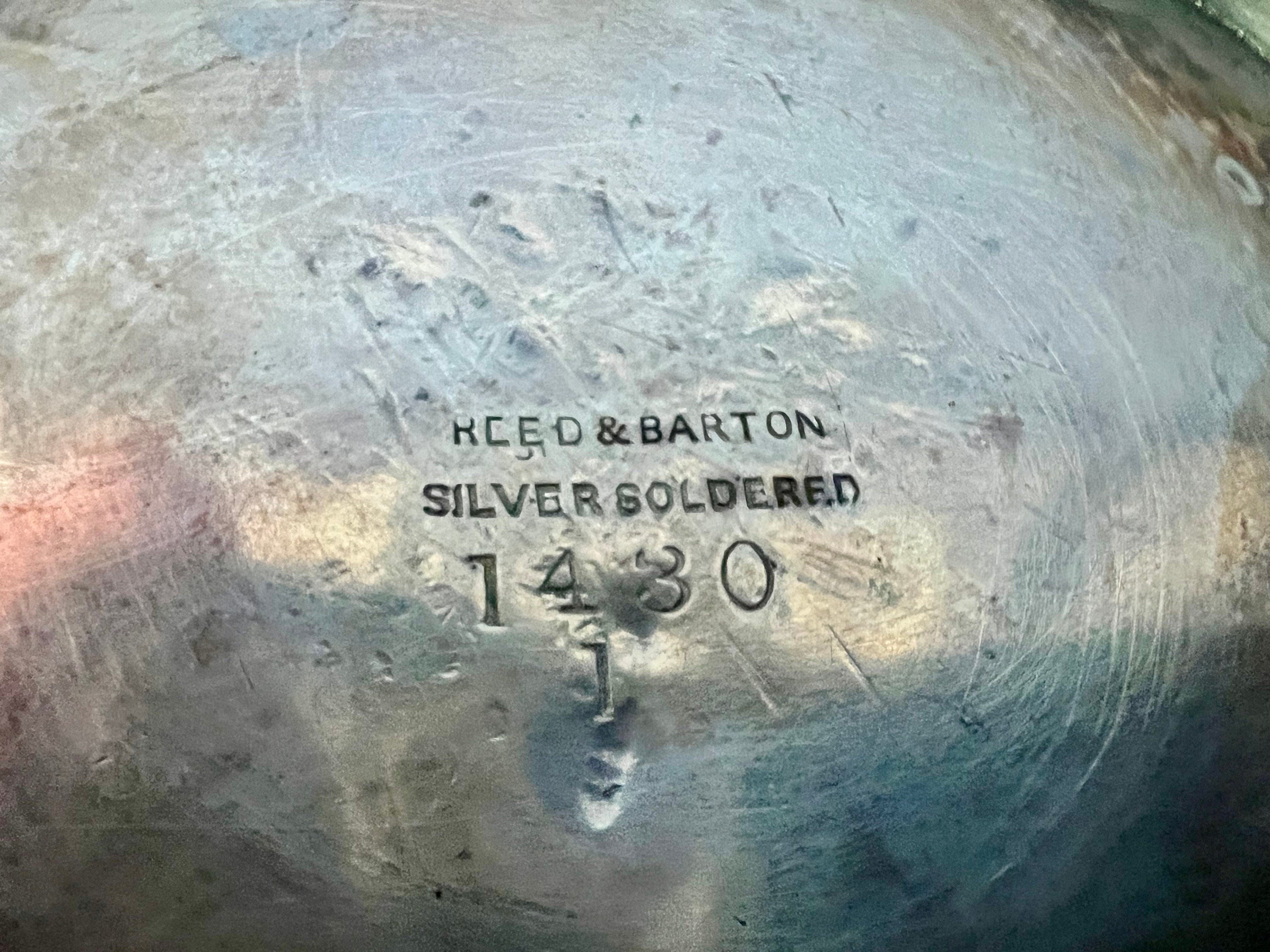 Antique Reed & Barton Silver Soldered Lidded Sugar Bowl - Etsy