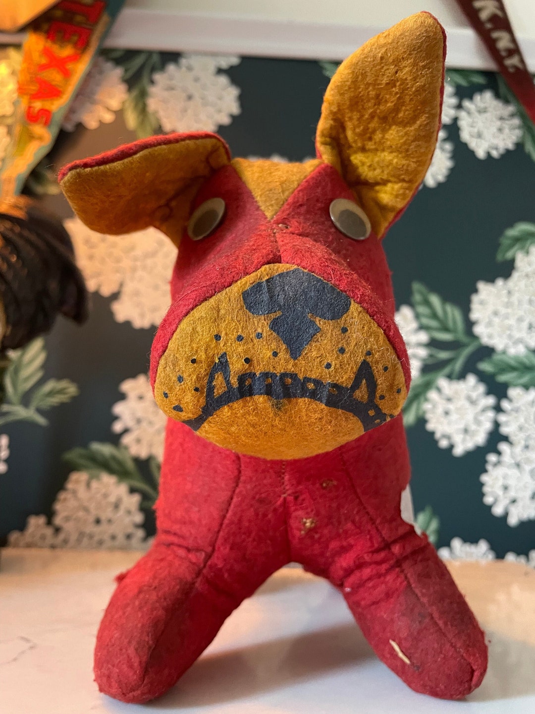 Vintage Camp Lejeune Devil Pup Sawdust-stuffed Mascot - Etsy