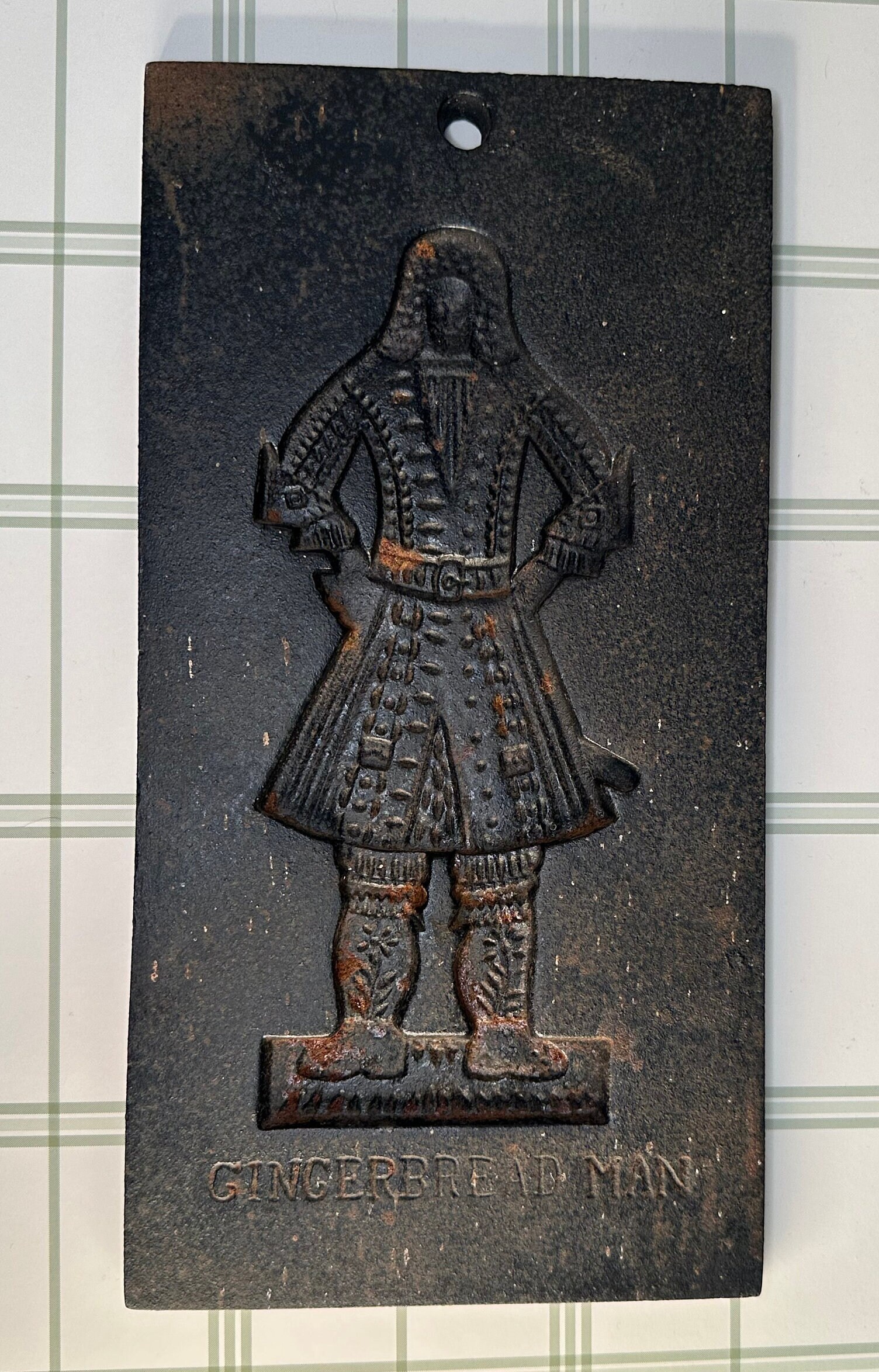 Vintage Heavy Cast Iron Gingerbread Man Cookie Mold by Wilton - Etsy