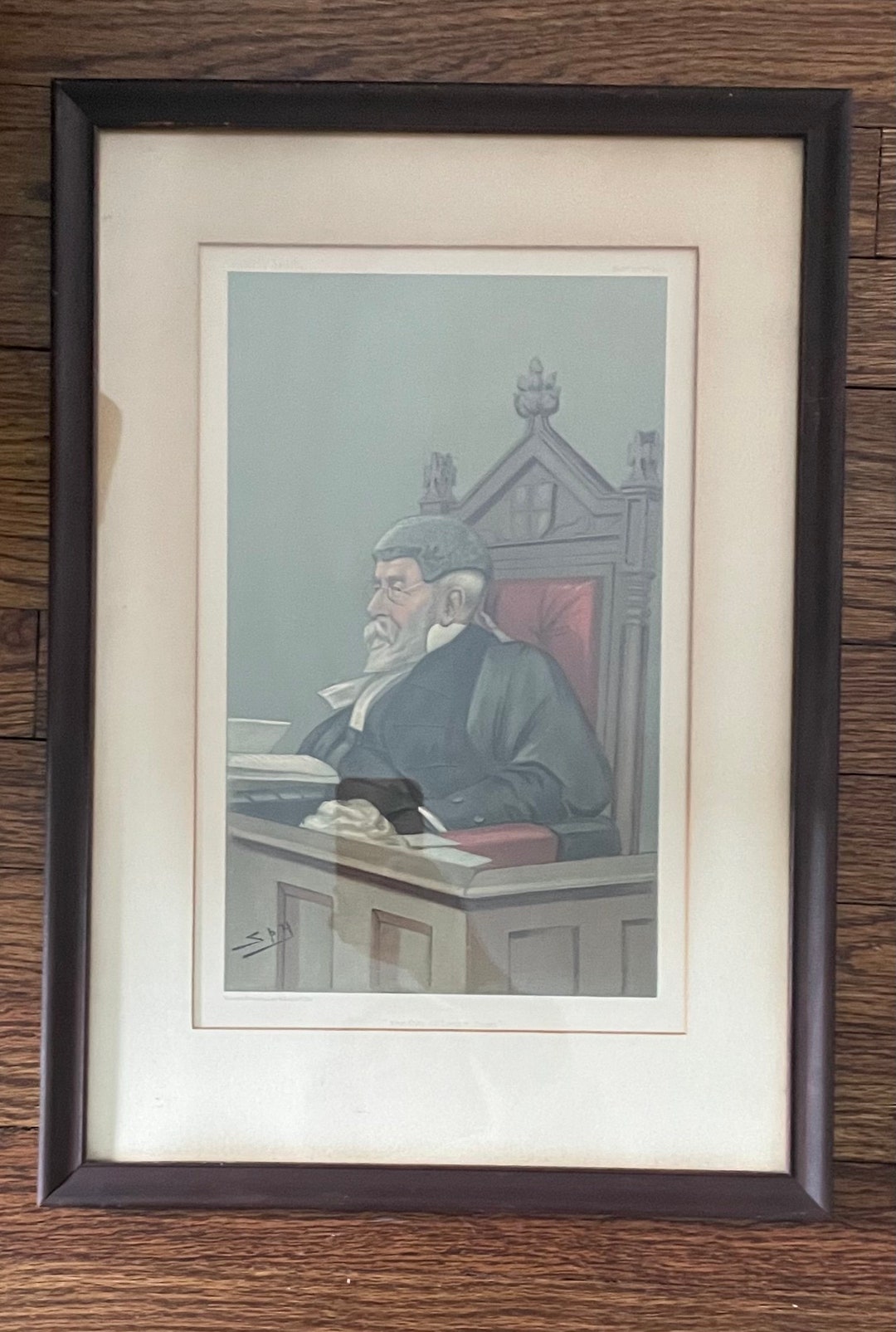 Original Vanity Fair Spy Cartoon of the City of London Court ...