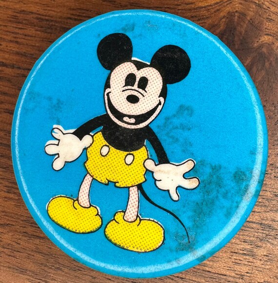 Vintage Think Tank Mickey Mouse Button - Gem