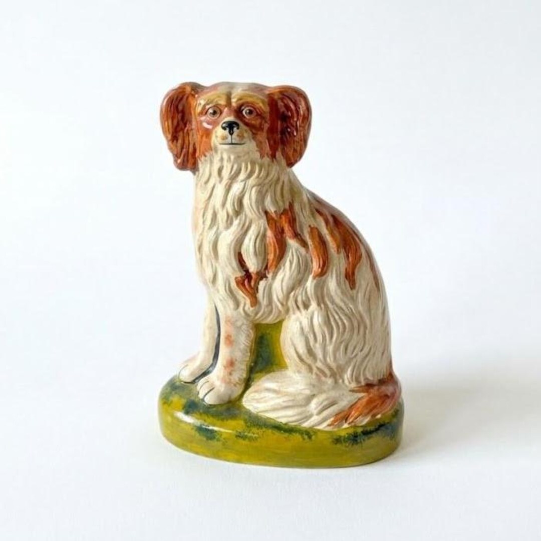 Vintage Chalkware King Charles Spaniel Made by Vaillancourt Folk Art - Etsy