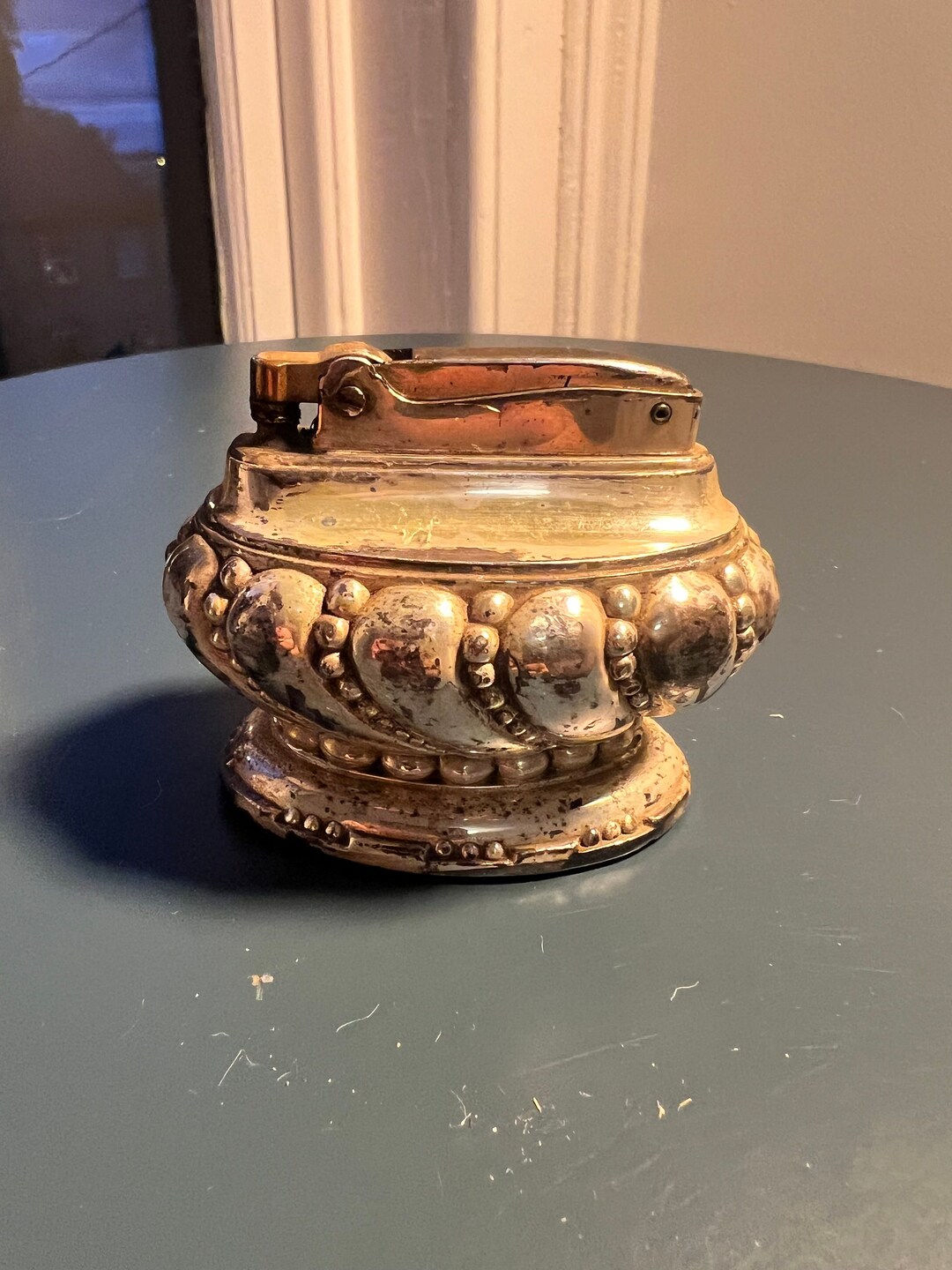 Antique 40s Ronson crown Tabletop Lighter - Etsy