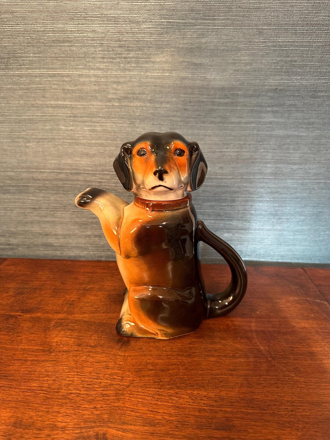 Vintage 1950s Ceramic Dachshund / Dog Teapot - Etsy