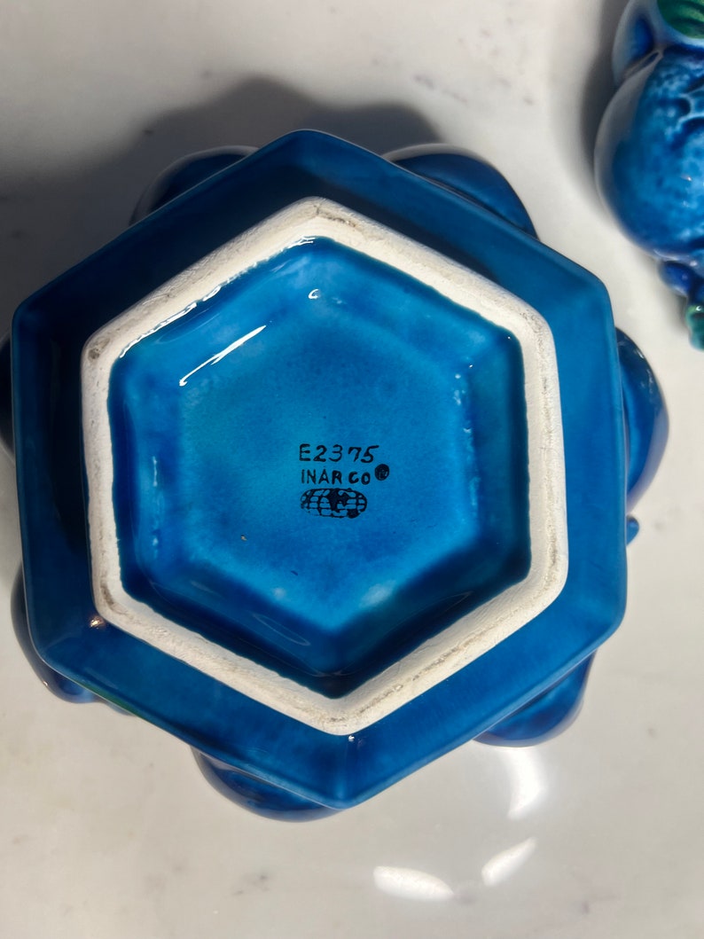 Vintage 60s Inarco Indigo Blue Fruit Canister / Jar #E2375 - Etsy