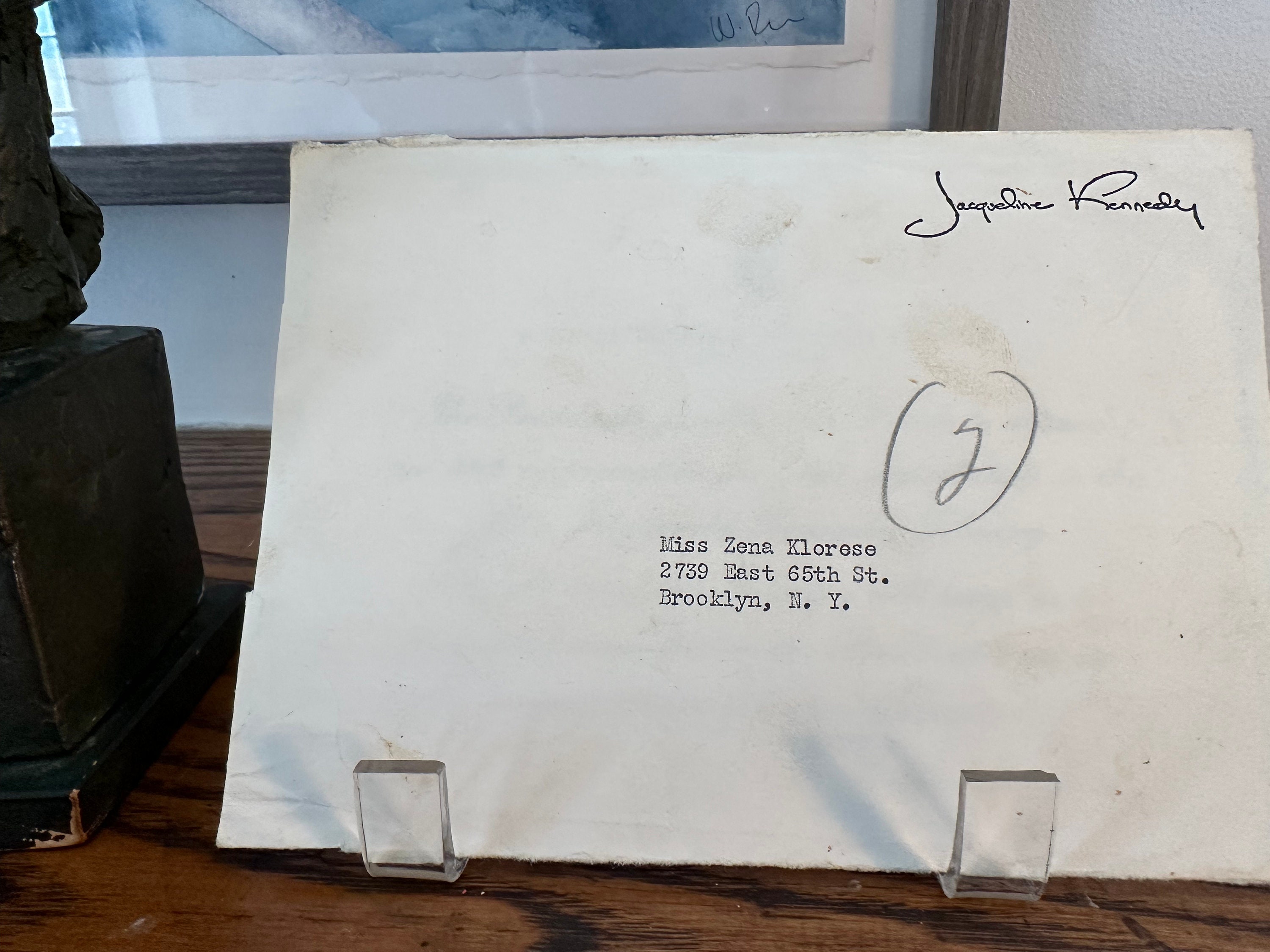 Rare JFK Memorabilia: 1965 Robert Berks Sculpture and a Thank - Etsy