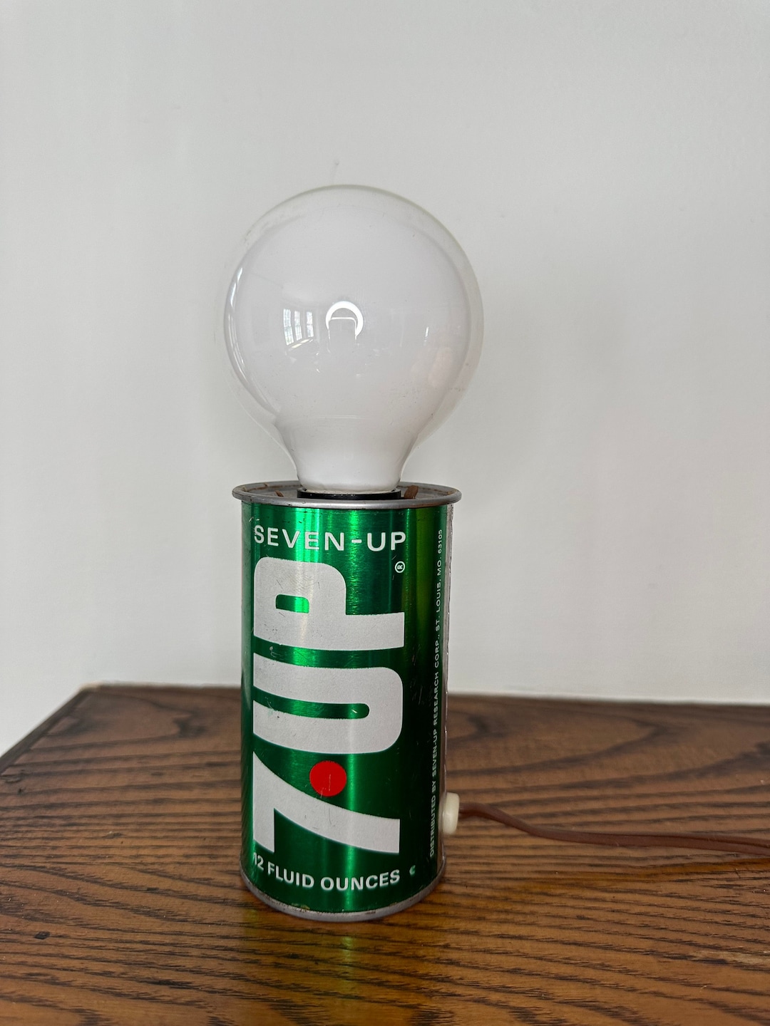 Vintage 7-up Soda Can Lamp in Working Order - Etsy