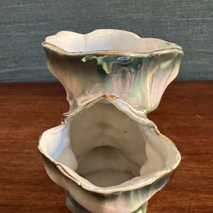 Antique German Porcelain Lustreware Scuttle Mug / Shaving Cup From 1880 ...