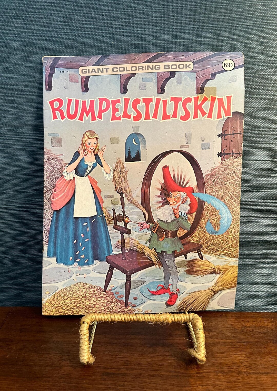 Vintage 1973 Unused "rumpelstiltskin" Giant Coloring Book - Etsy