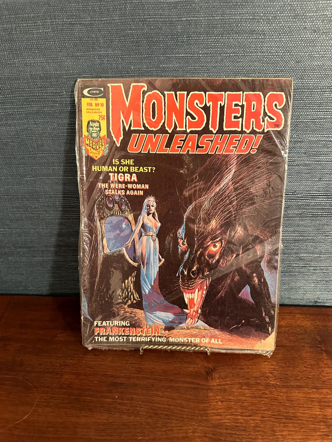 Monsters Unleashed #10 Origin of Tigra / Frankenstein Story 1975 by ...