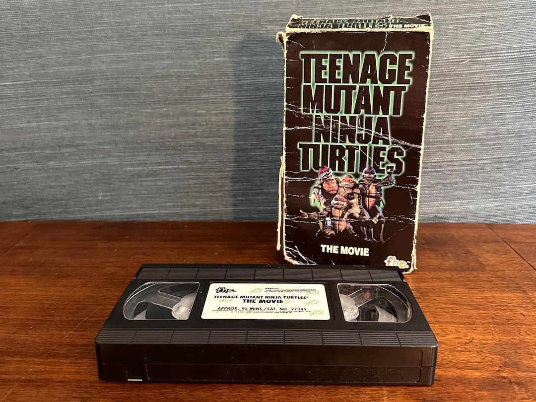 Vintage Teenage Mutant Ninja Turtles the Movie VHS Video Tape 1990 - Etsy