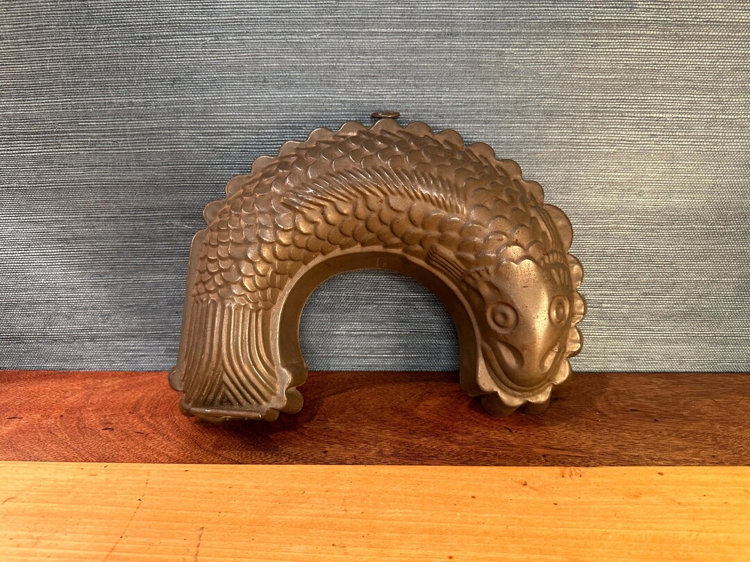 Antique Ornate Copper Fish Mould Made in Germany - Etsy