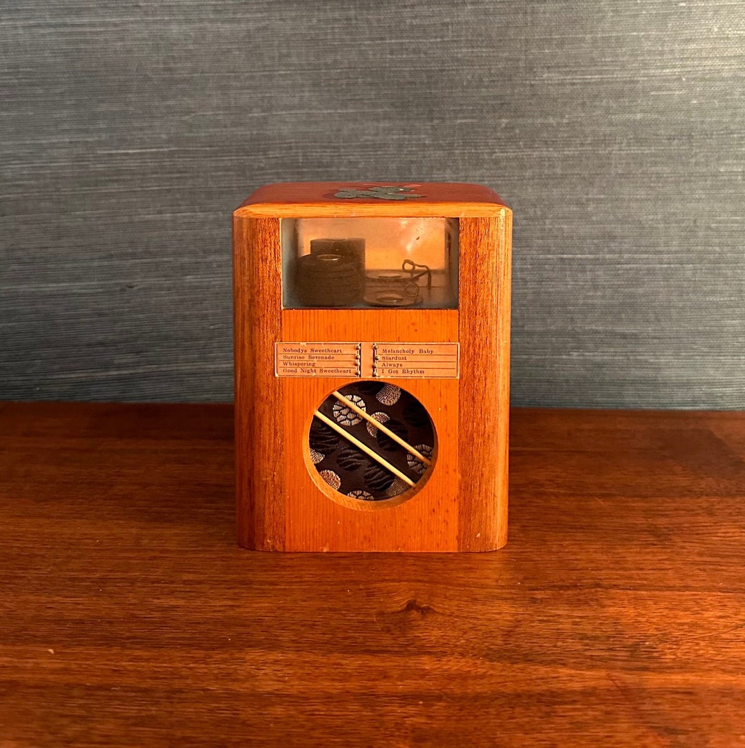 Vintage Wooden Jukebox Piggy Bank - Etsy