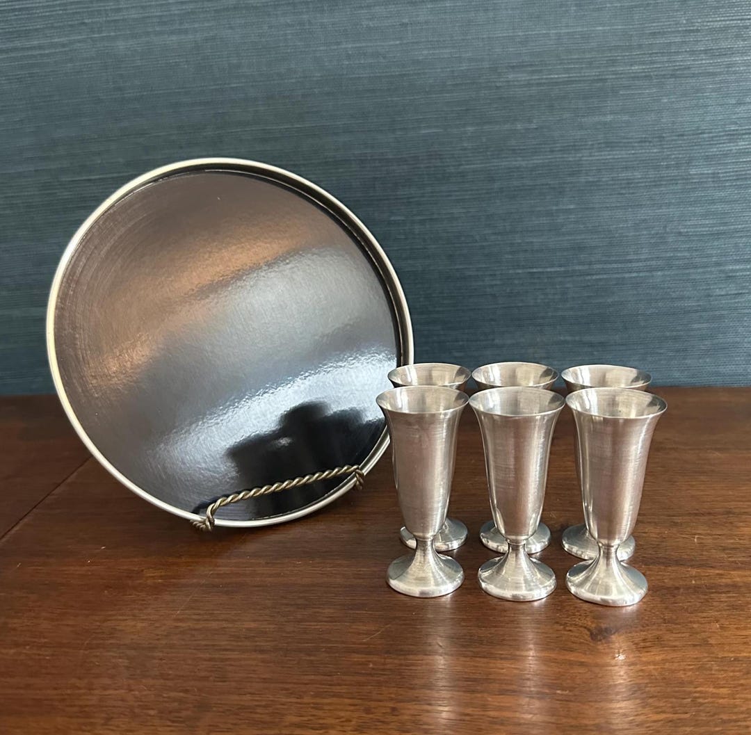 Vintage Gorham Sterling Silver Cordial Set With Tray - Etsy
