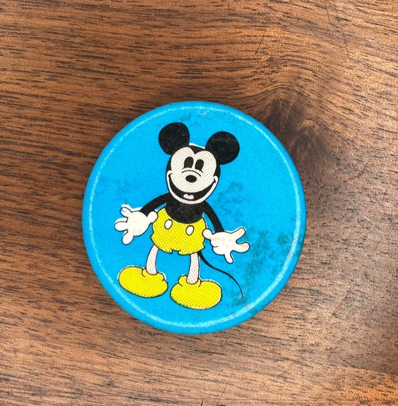 Vintage Think Tank Mickey Mouse Button - Gem