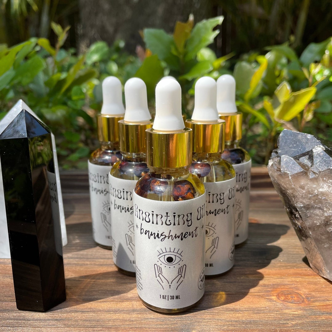 Banishment Oil, Anointing Oil, Banishing Oil, Protection Oil, Homemade ...