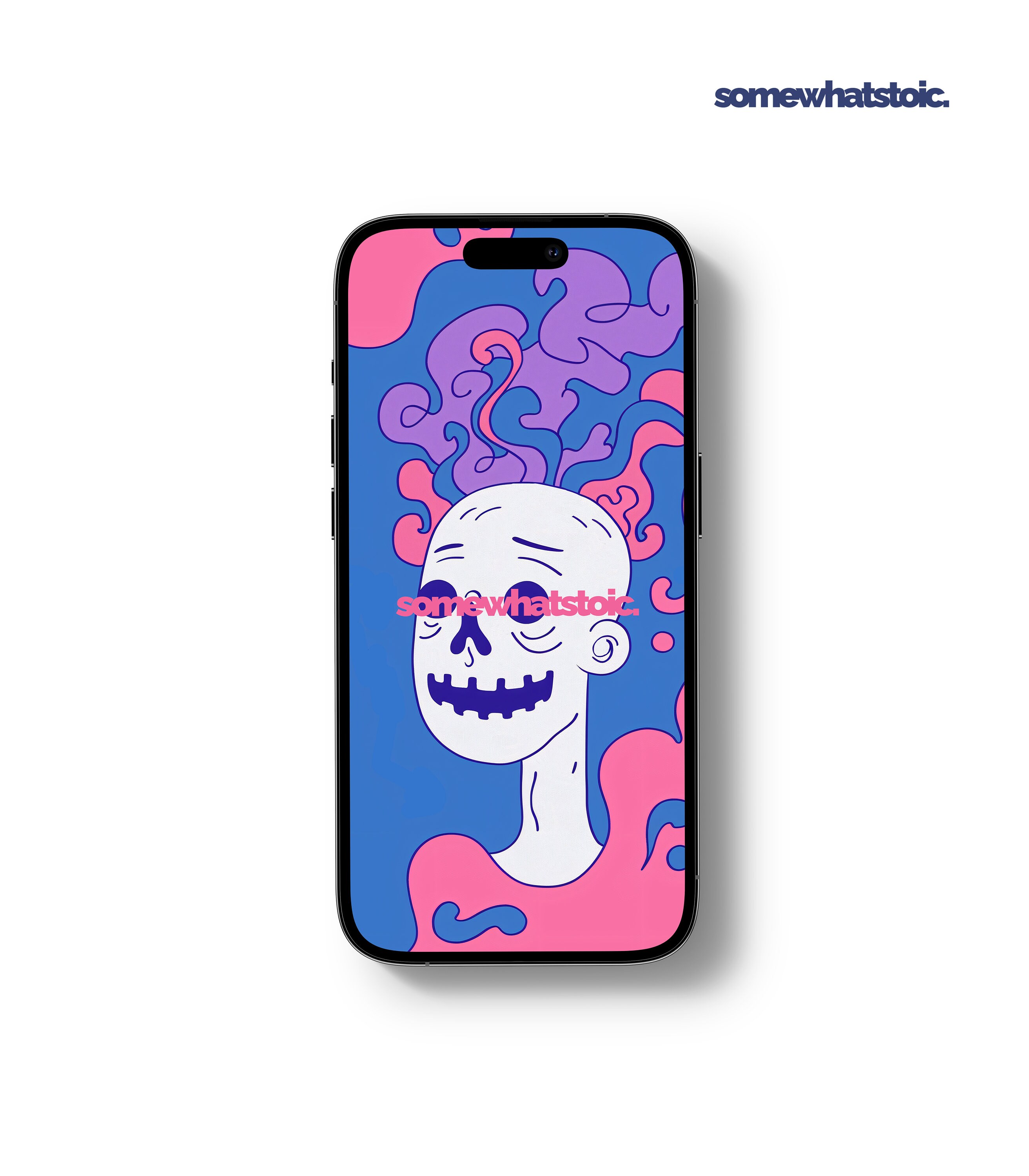 Purple Trendy iPhone Wallpaper, Stoicism-inspired Phone Digital ...