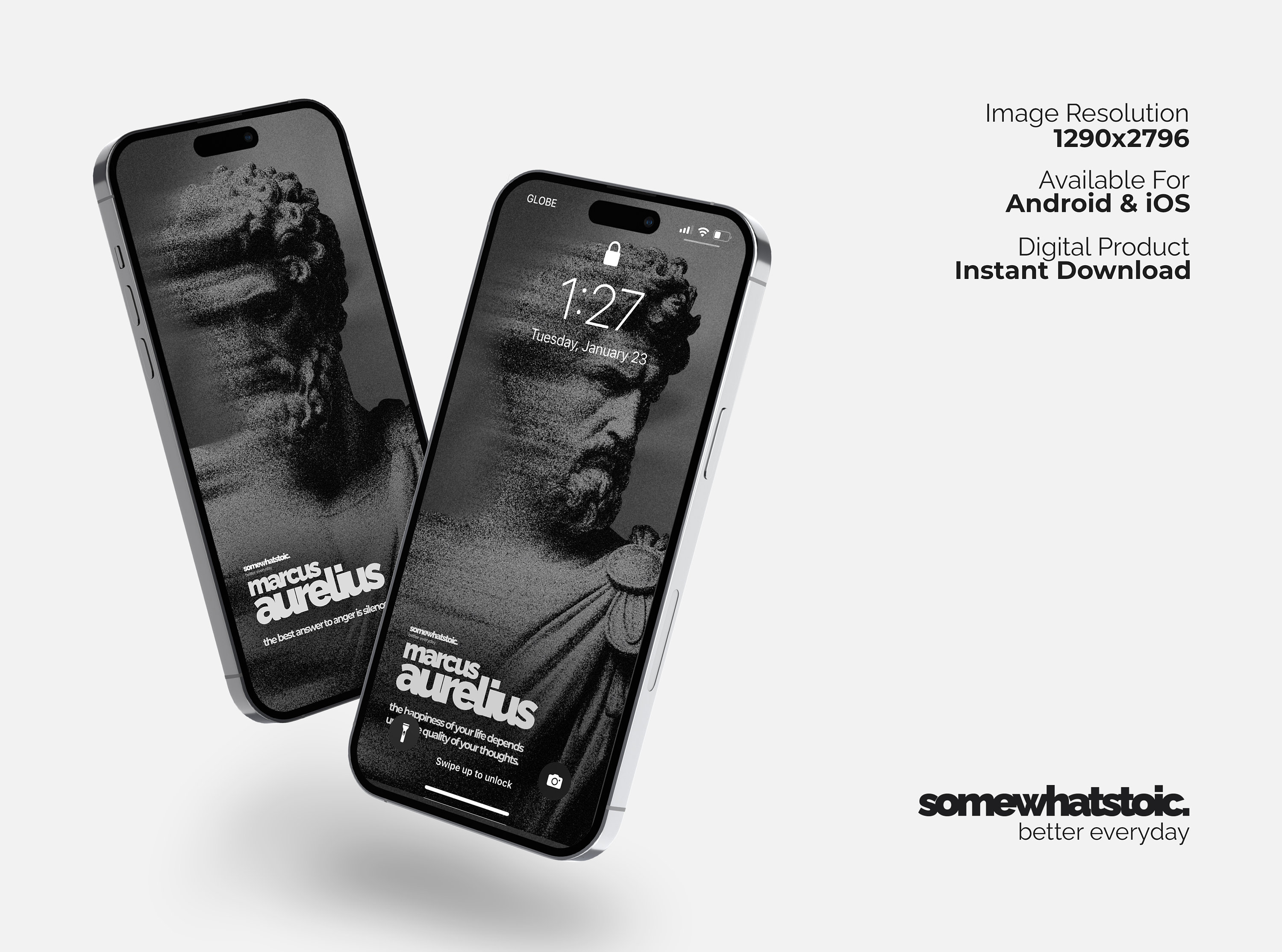 Marcus Aurelius Wallpaper Set, Stoic Philosophers, Stoic Quotes Phone ...