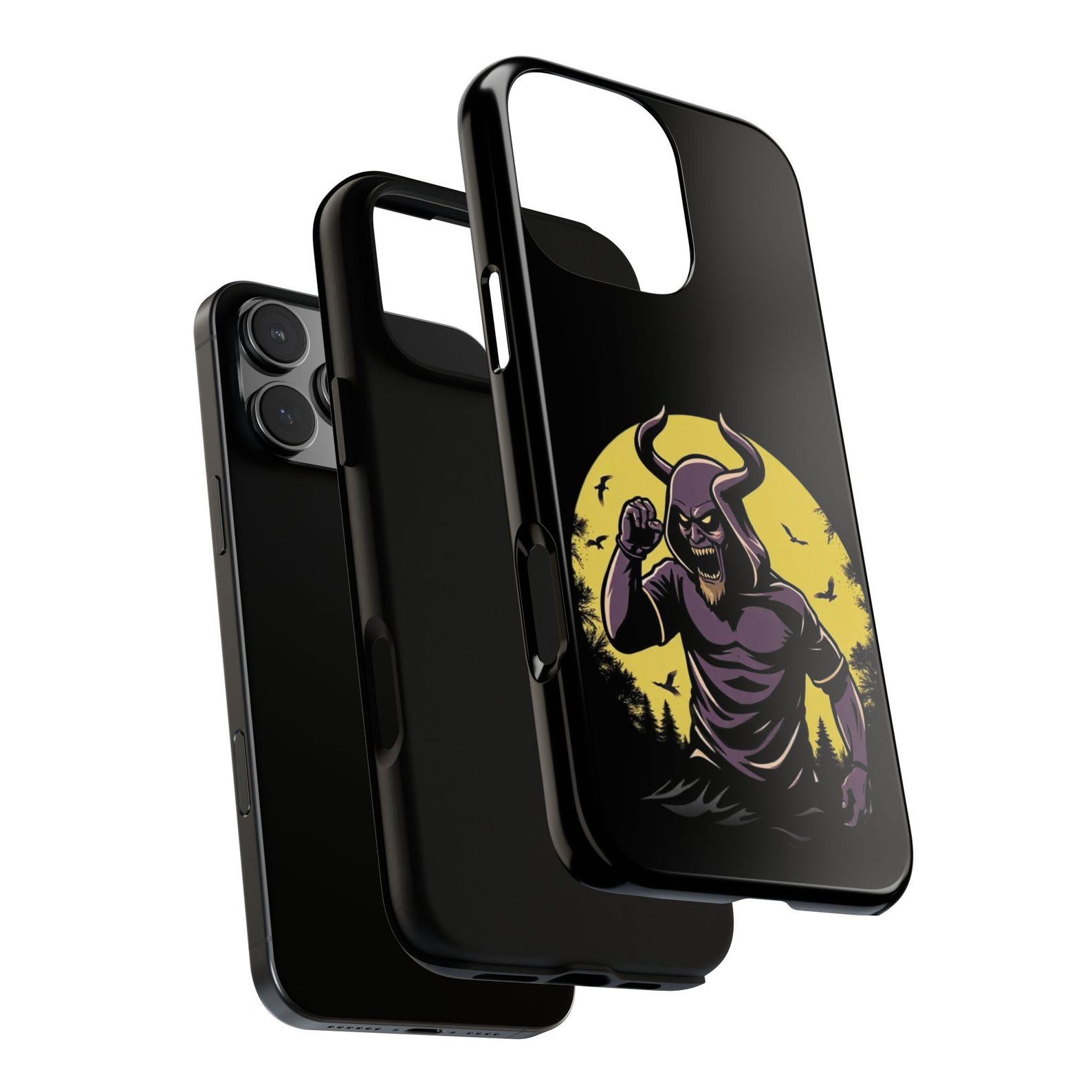 Gothic Demon Hunter Tough Case | Moon Monster iPhone Cover, Dark ...