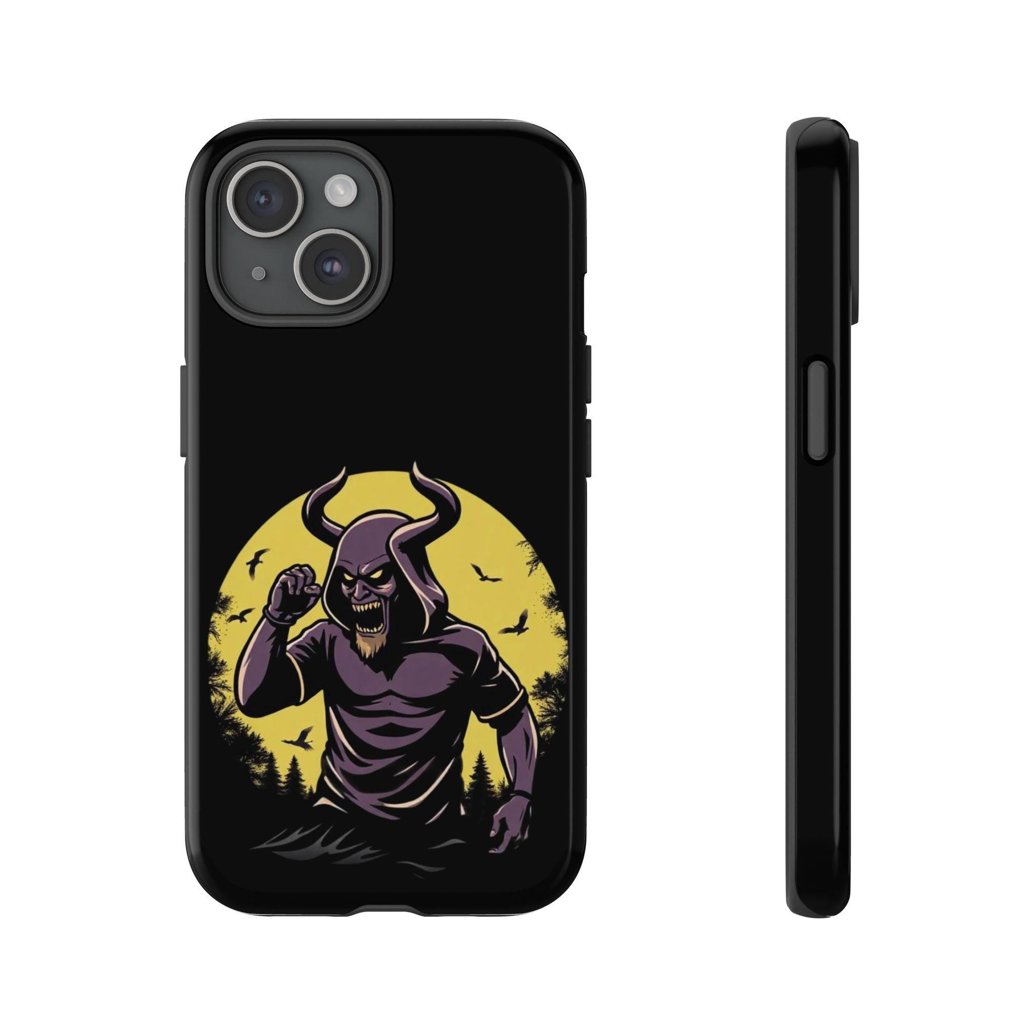 Gothic Demon Hunter Tough Case | Moon Monster iPhone Cover, Dark ...