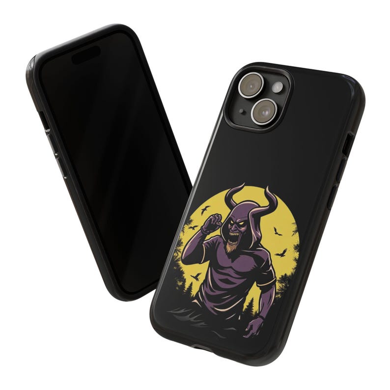 Gothic Demon Hunter Tough Case | Moon Monster iPhone Cover, Dark ...