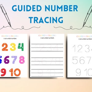 Letters Numbers Tracing Pen Control Workbook/ Preschool Learning/ Abc ...