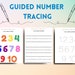 Letters Numbers Tracing Pen Control Workbook/ Preschool Learning/ Abc ...