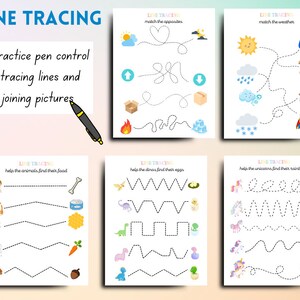 Letters Numbers Tracing Pen Control Workbook/ Preschool Learning/ Abc ...