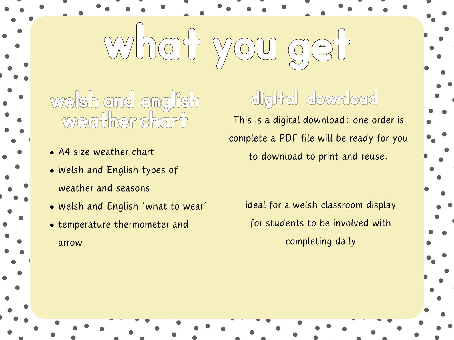 WELSH CYMRAEG Classroom Weather Chart, Interactive Learning Bulletin ...