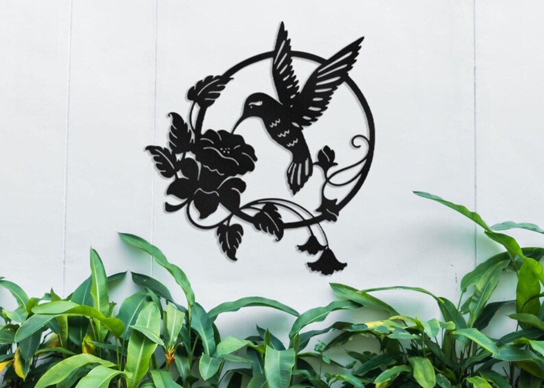 Humming Bird Floral Art Dxf for Laser Cutting and Plasma - Etsy