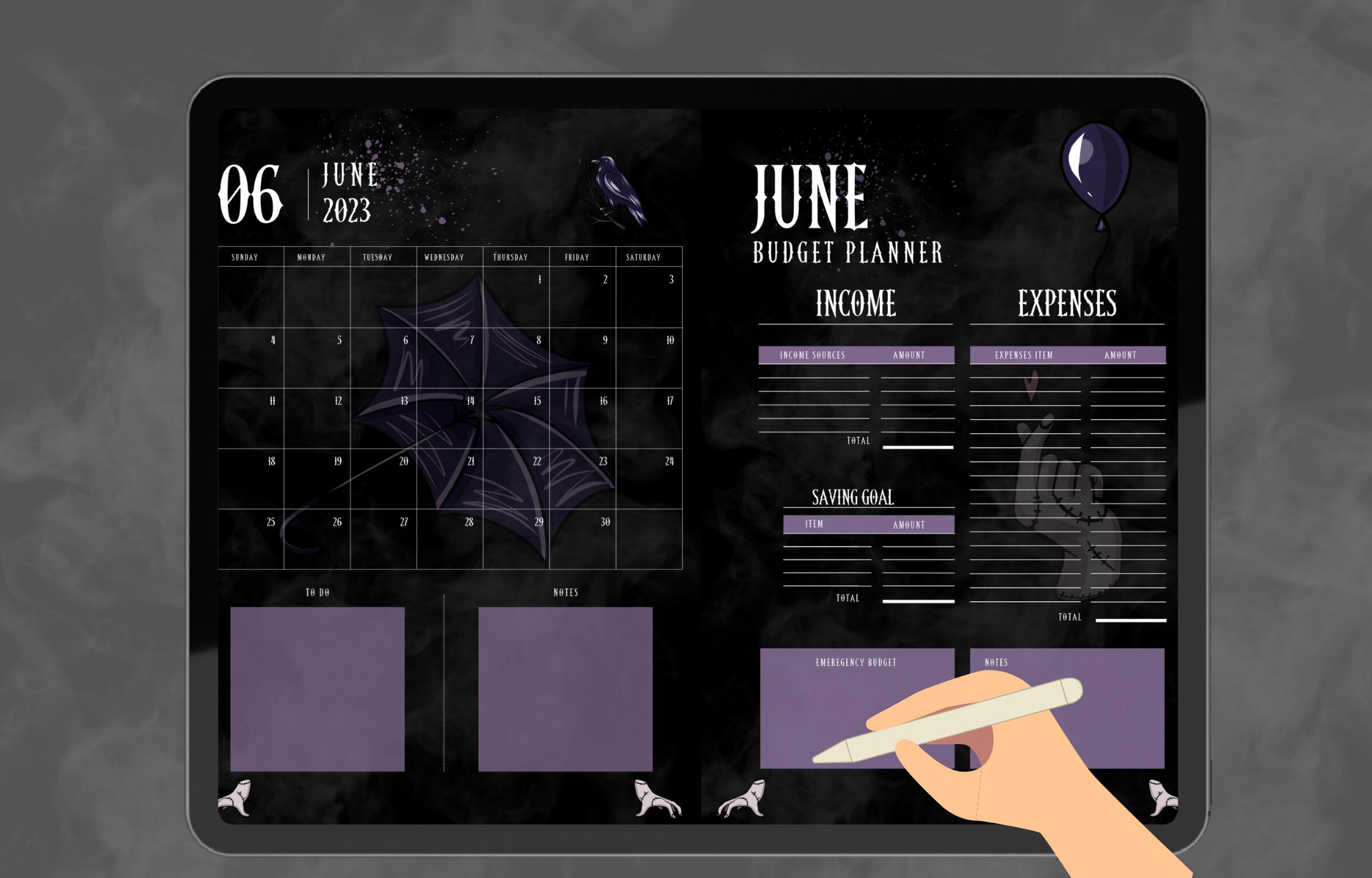 Wednesday Planner | Goodnotes Planner | Undated Planner | Digital ...