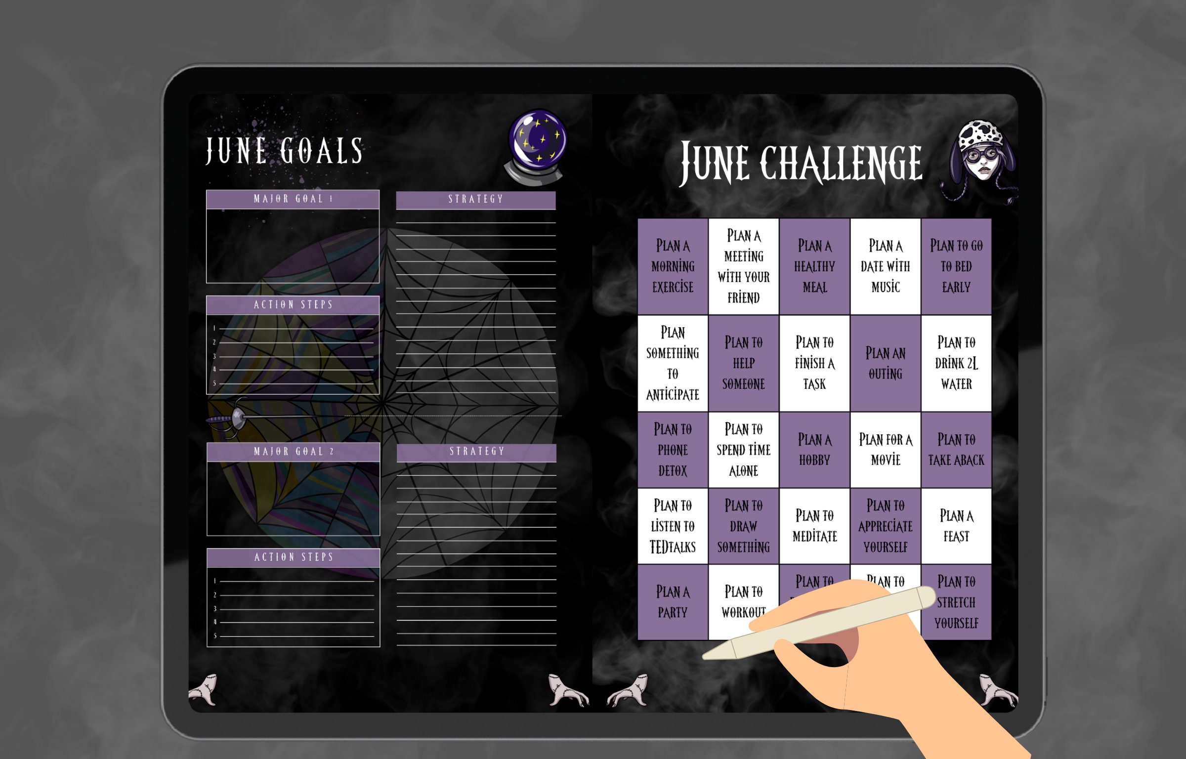 Wednesday Planner | Goodnotes Planner | Undated Planner | Digital ...